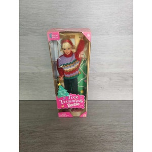 Mattel Tree Trimming Barbie Doll 1998 Special Edition Holiday Christmas ...
