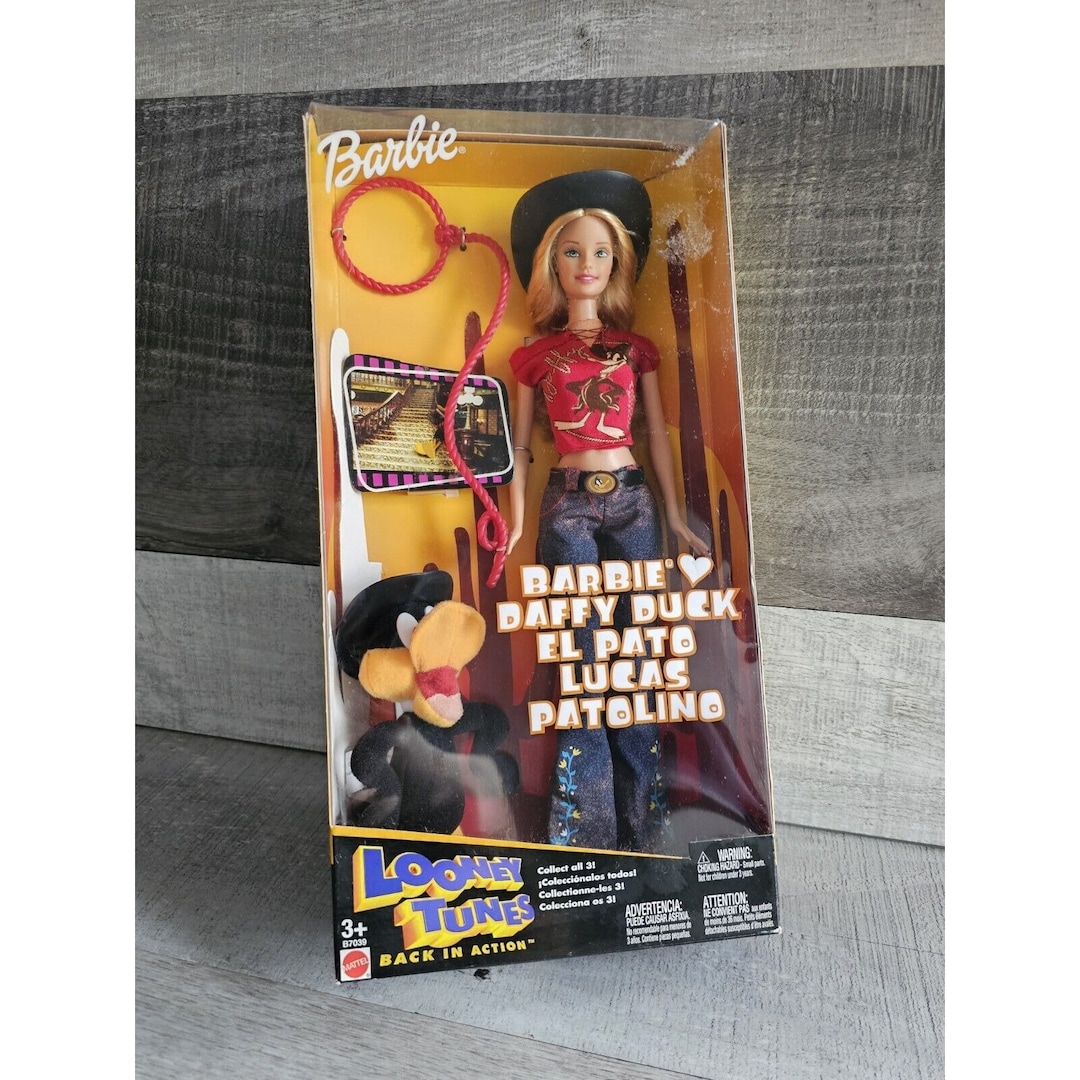 Barbie Loves Daffy Duck Doll With Plush Looney Tunes Back in Action ...