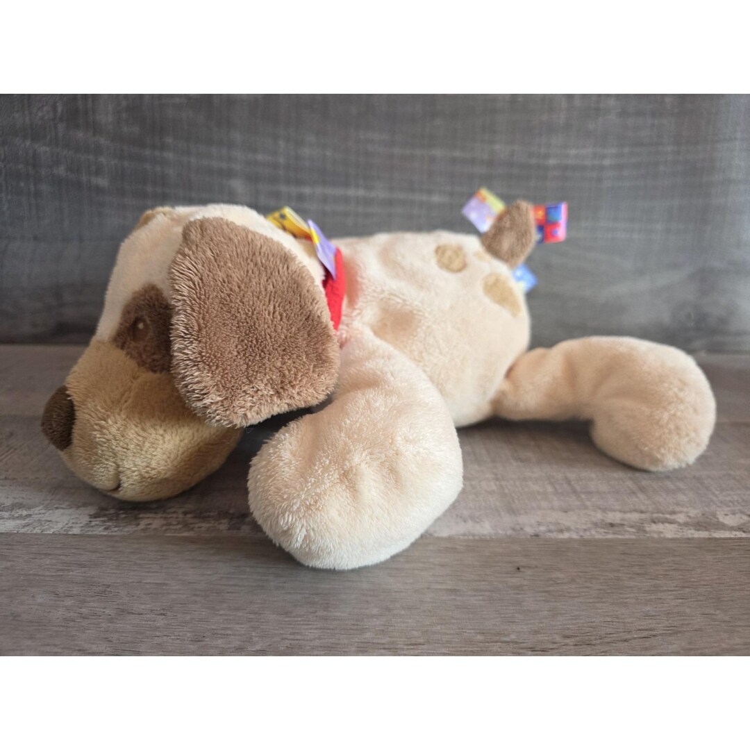 Taggies Cuddle Buddy Dog Toy Plush Doll Brown Tan Snuggle Puppy Baby ...
