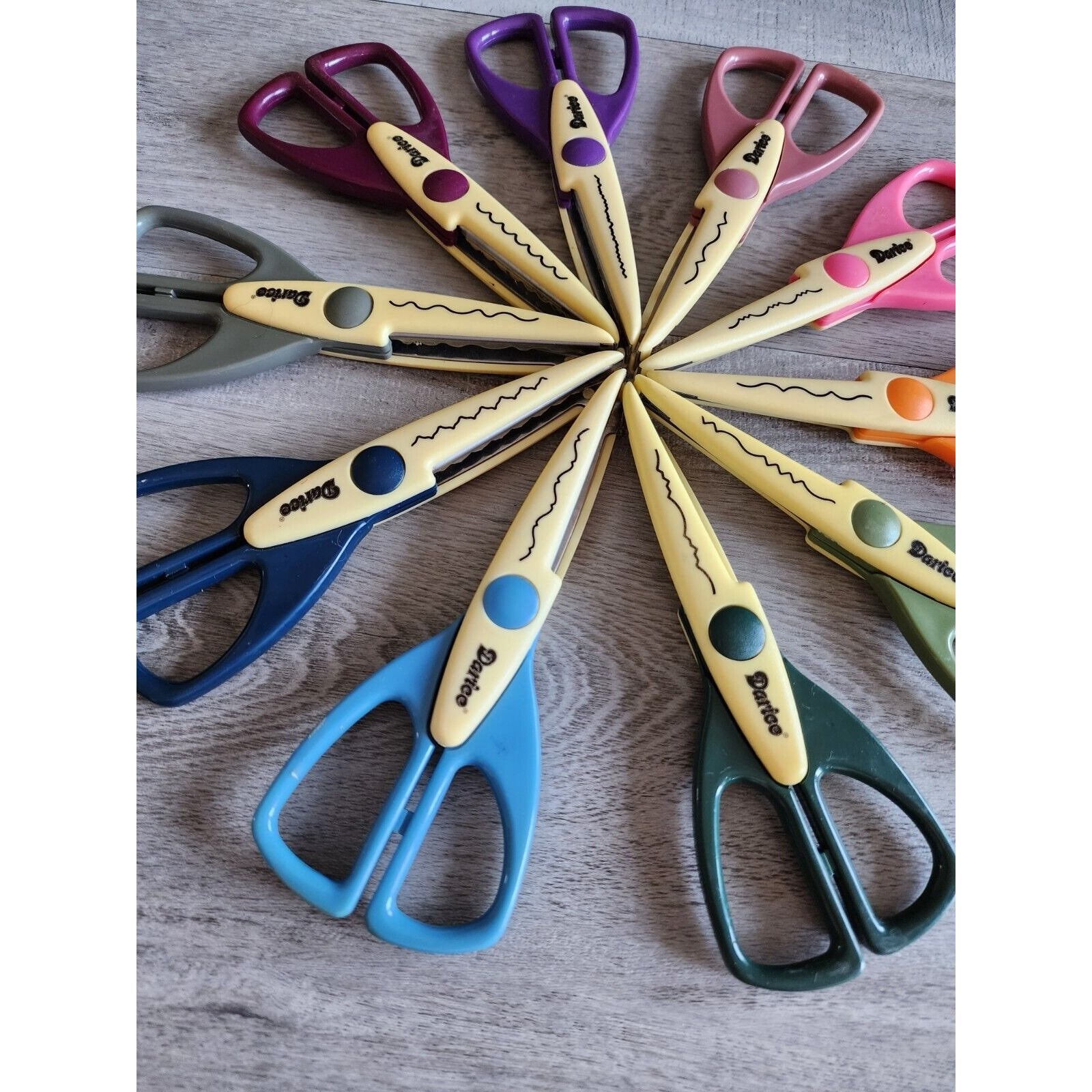 Darice Paper Edging Scissors 10 Shapes Scrapbooking Paper Crafts ...