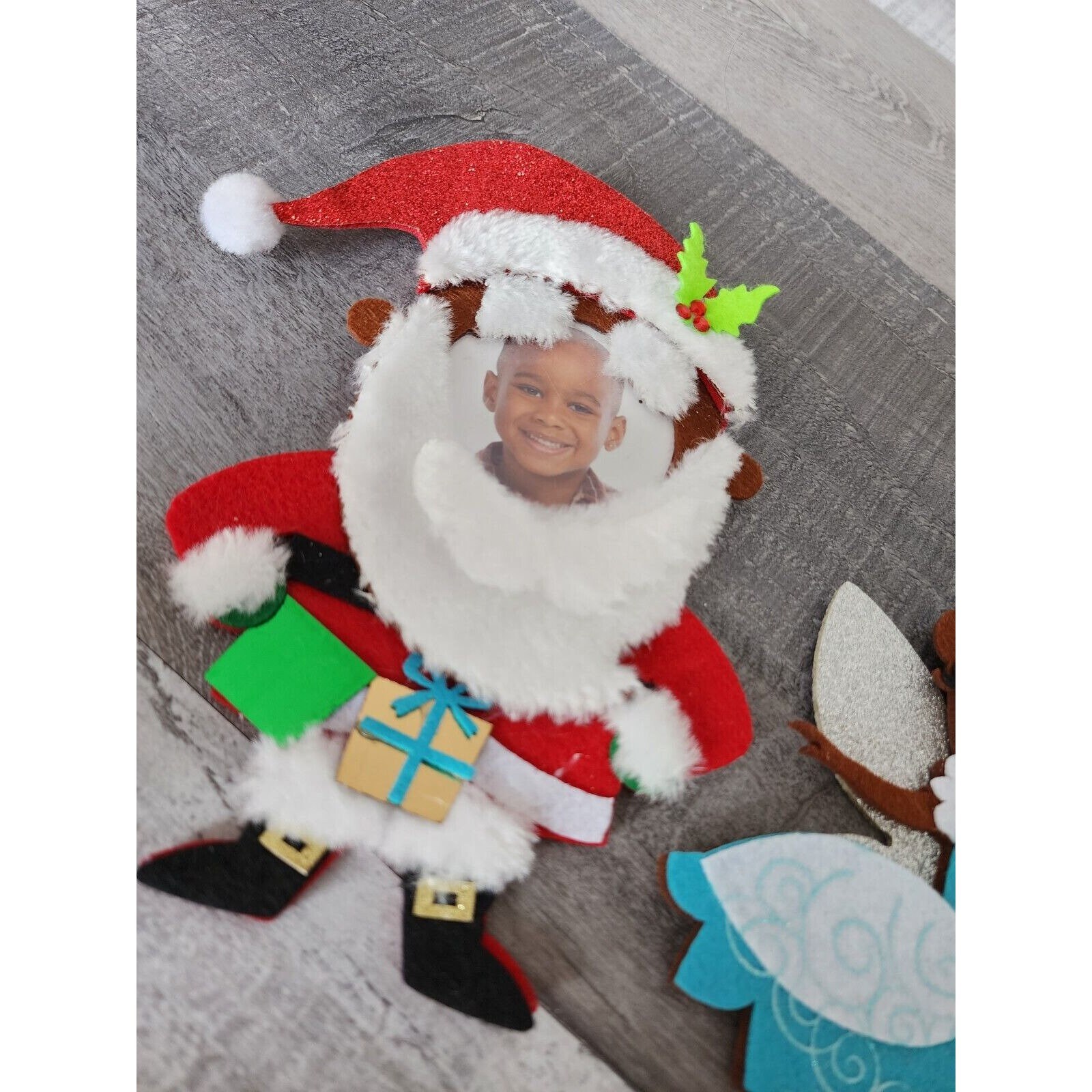 Studio Decor Princess & Santa Picture Frame Christmas Ornament NEW Lot ...