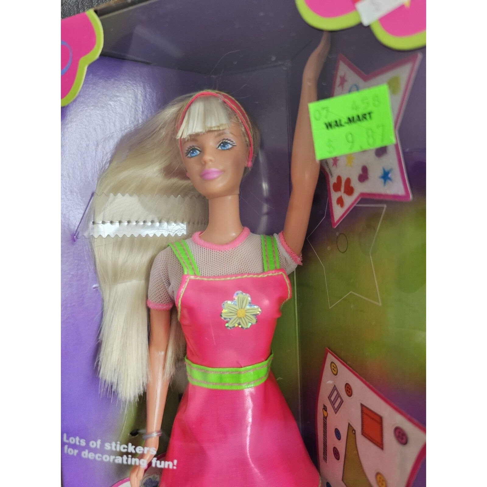 VINTAGE 1990s Mattel Sticker Craze Barbie Doll With Stickers - Etsy