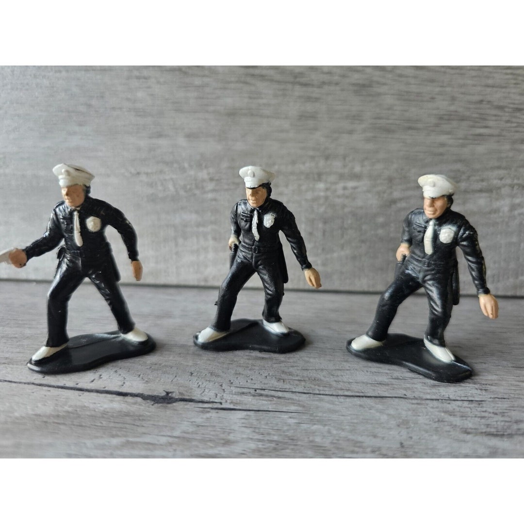 Vintage Remco Policeman Action Figure 1990s Pretend Play Lot of 3 - Etsy