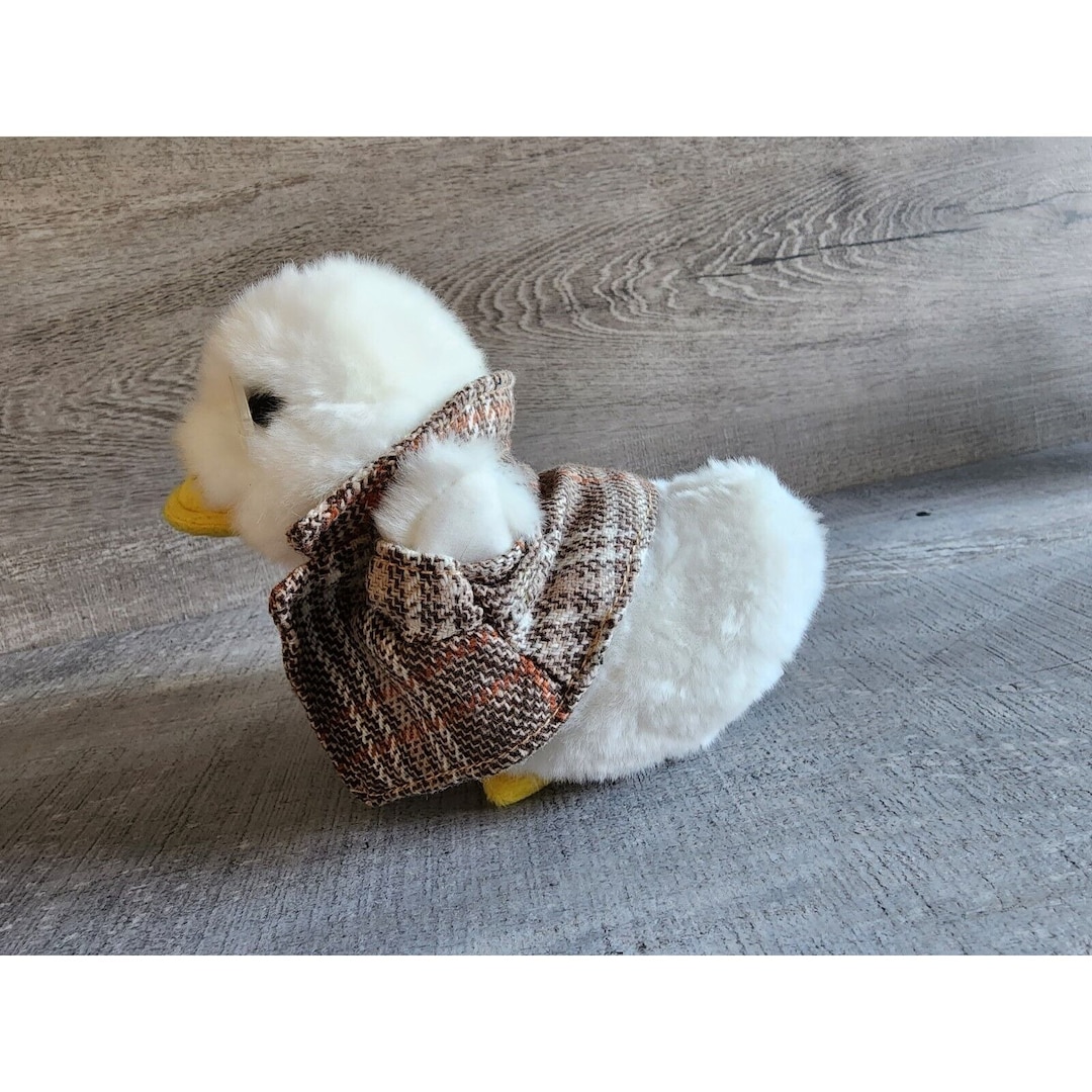 Aflac Duck Professor Plush Stuffed Animal Toy Monocle Bowtie Tweed ...