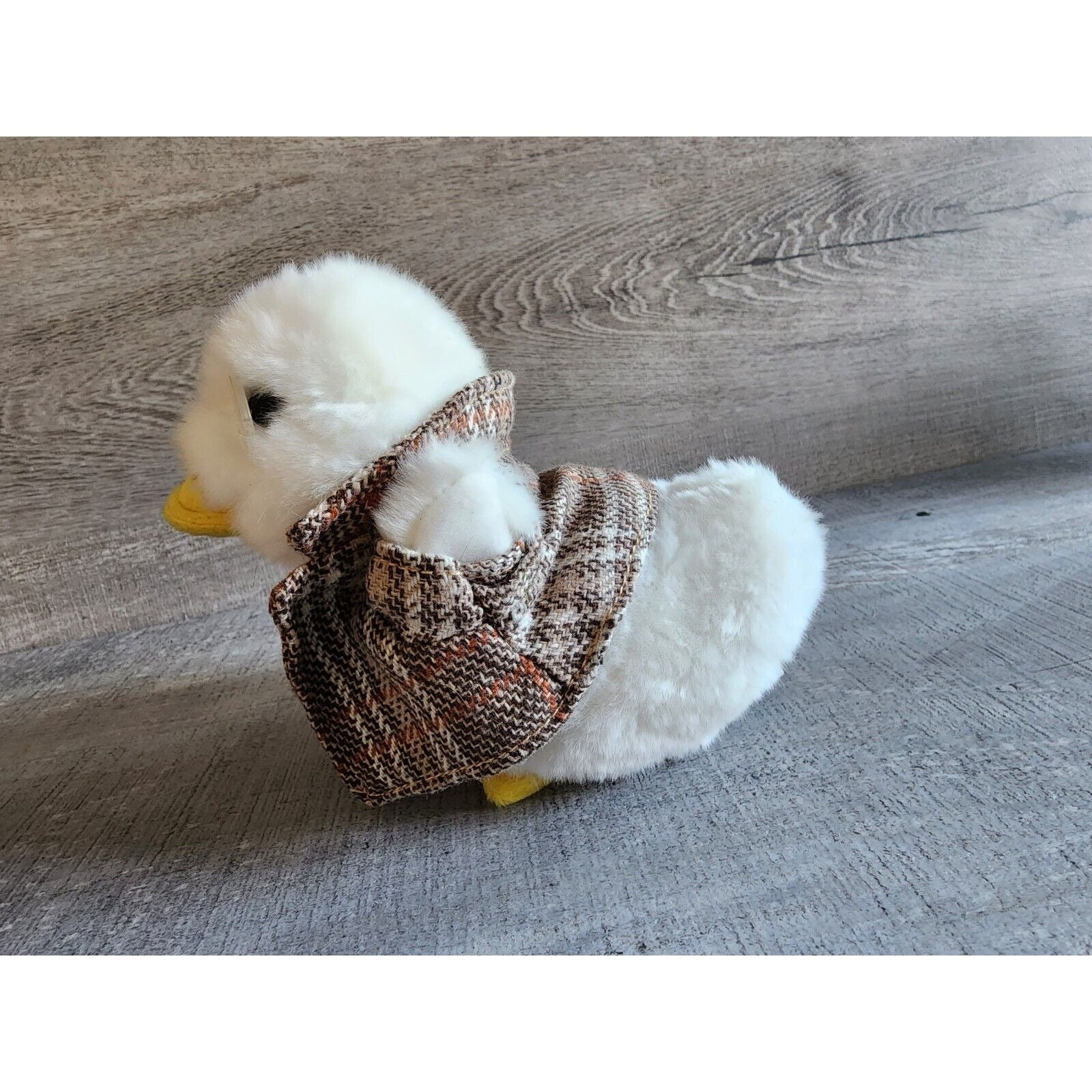 Aflac Duck Professor Plush Stuffed Animal Toy Monocle Bowtie Tweed ...