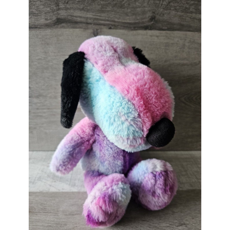 Peanuts Cedar Fair Snoopy Tie Dye Plush Stuffed Animal Cedar Point ...