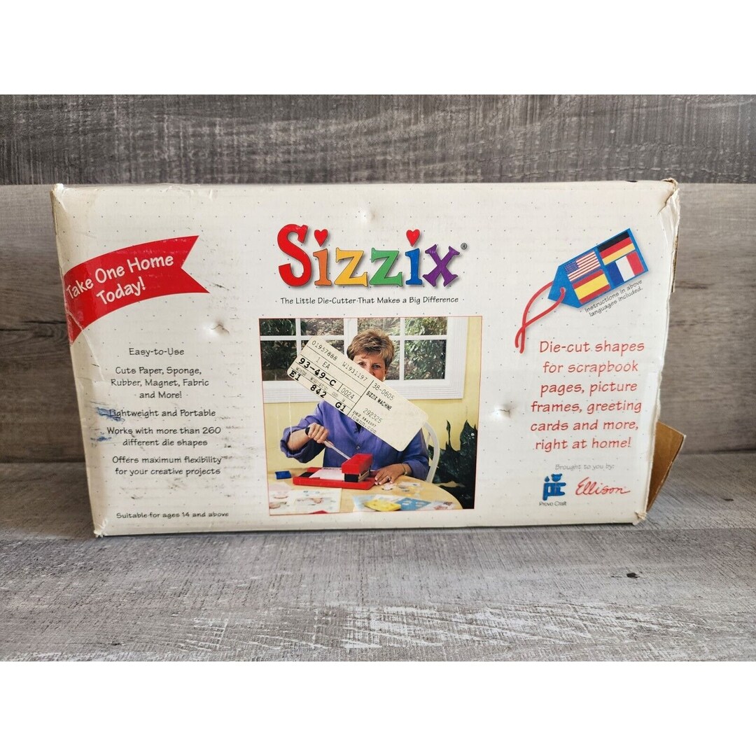 Sizzix Original Red Personal Die-cutter Press Machine 38-0605 Provo ...