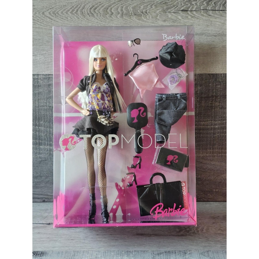 New Top Model Barbie Doll With Accessories 2007 Mattel No. M2977 NRFB ...
