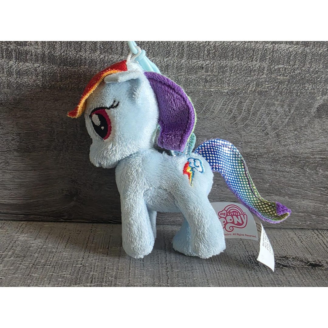 Ty Sparkle Rainbow Dash Clip 4.75" Rainbow Mane & Tail Plush G36 - Etsy