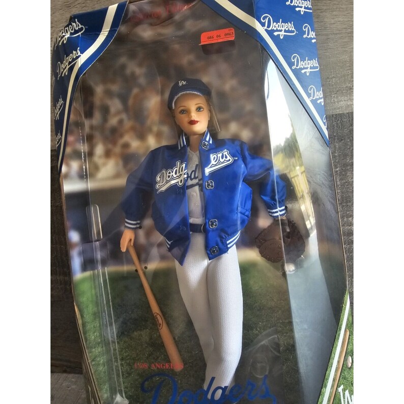 Barbie LA Dodgers Collector Edition Doll MLB Baseball 1999 NIB Mattel ...