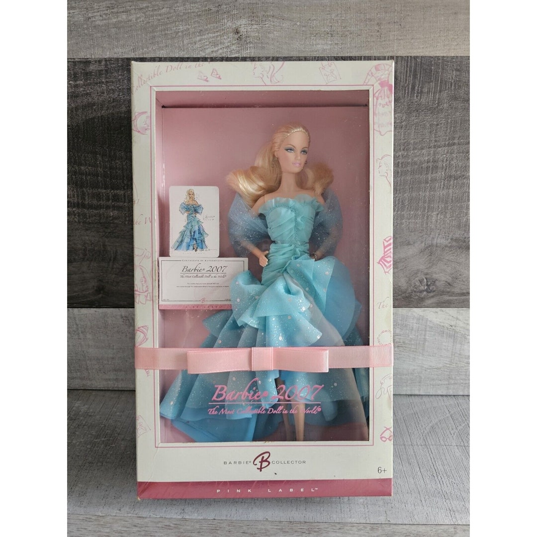 Barbie Collector 2007 Pink Label K8667 Most Collectible Doll in the ...
