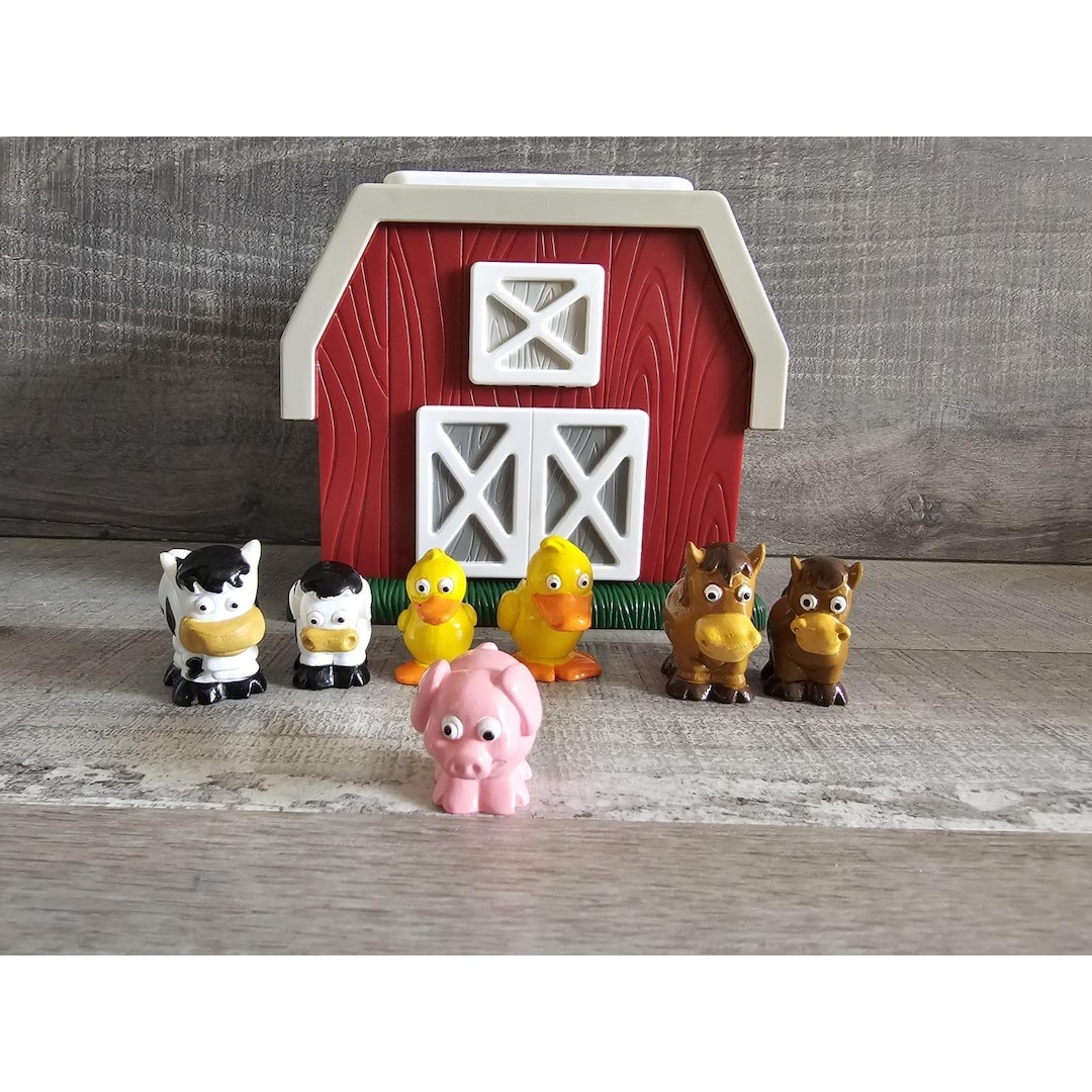 Hide-n-go Moo by Learning Resources Animal Figures Barn Barnyard ...
