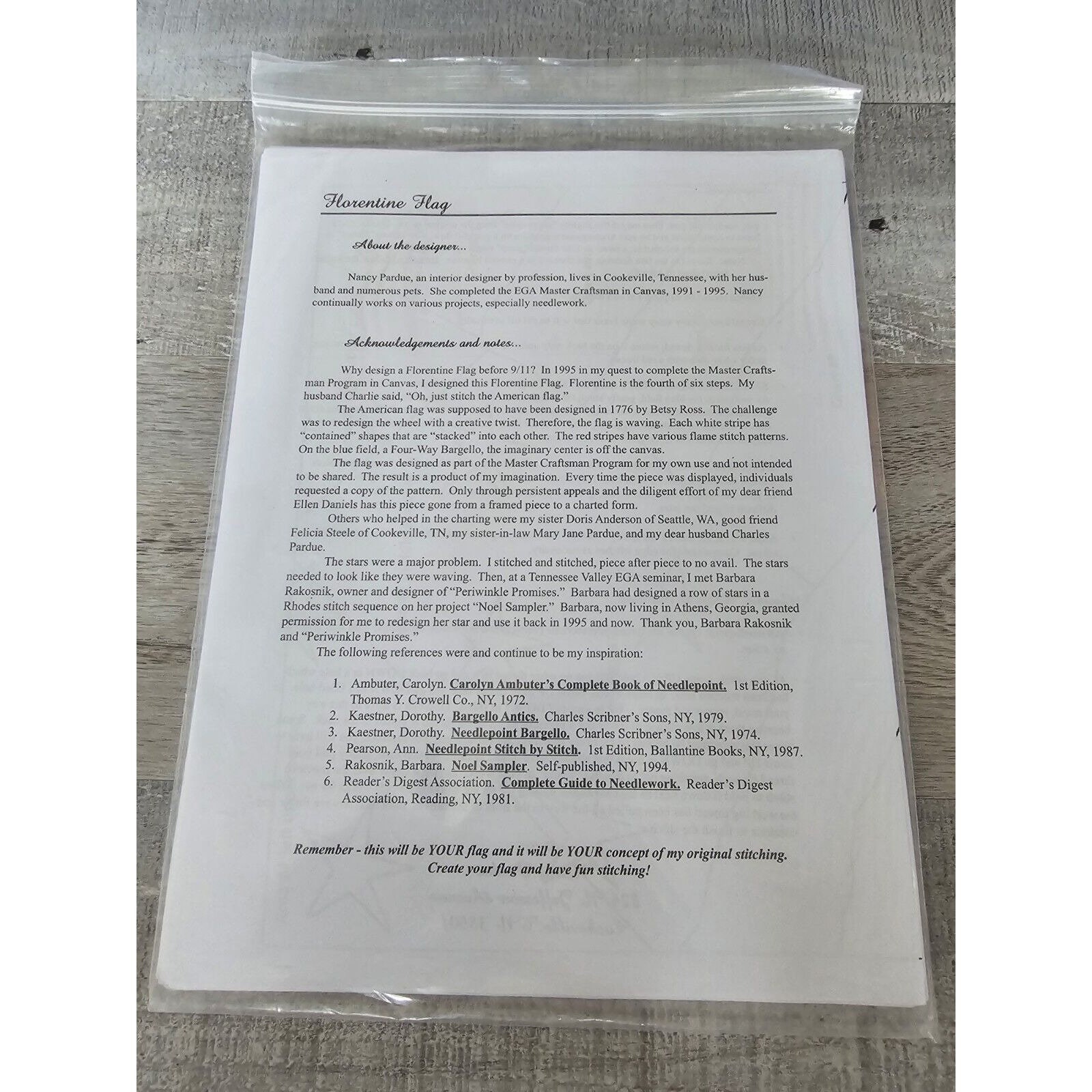 Florentine Flag Pattern Cross Stitch Pattern American Flag Chart ...