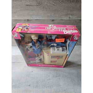 Vtg Barbie 1997 Cool Shoppin' Barbie Doll #17487 Working Cash Register ...