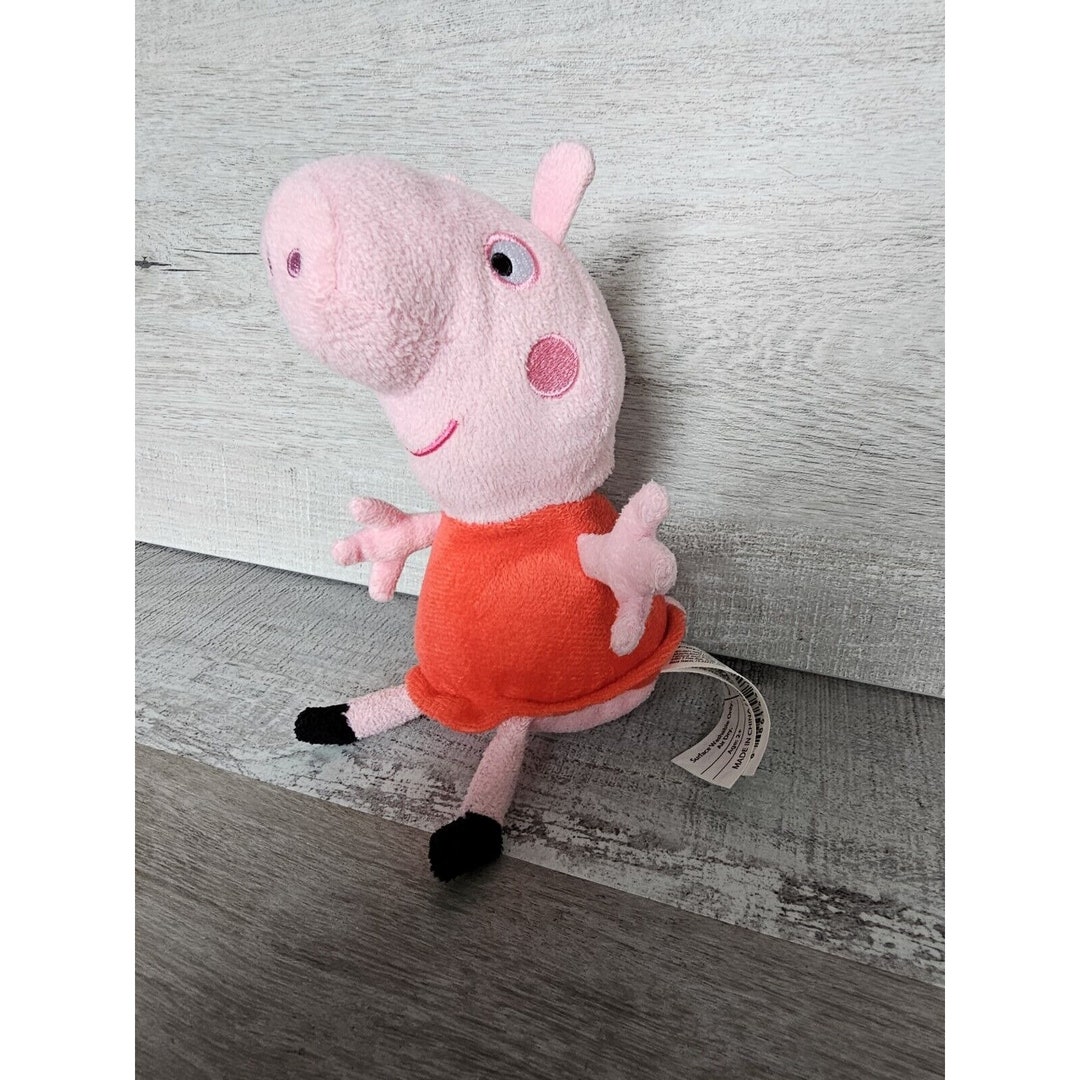 Peppa Pig in Red Dress 2021 Hasbro Plush 7" Stuffed Animal Toy Doll - Etsy