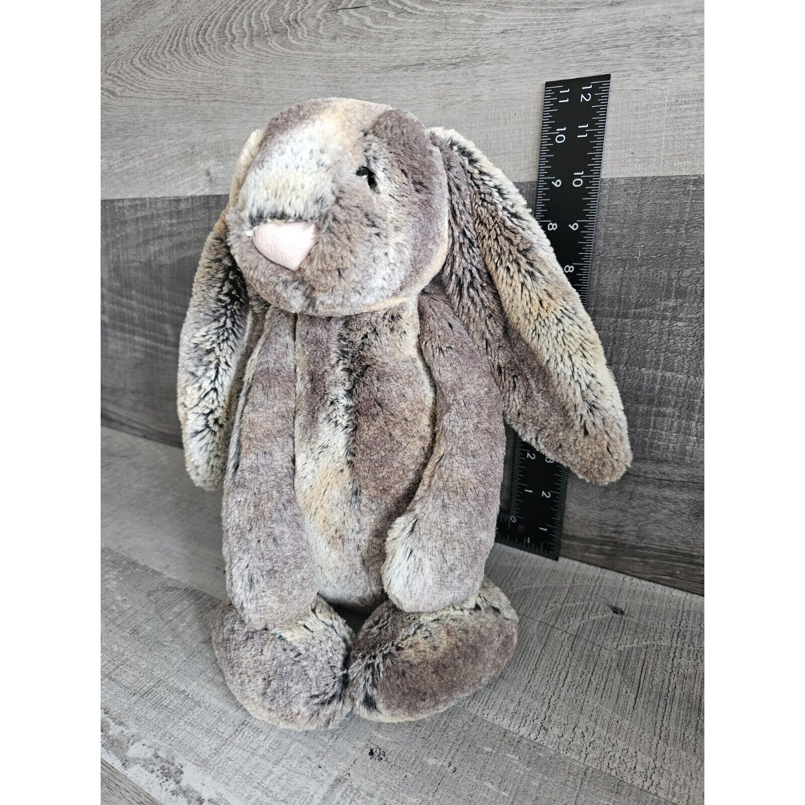 Jellycat Bashful Woodland Bunny Floppy Plush Soft Gray Brown - Etsy