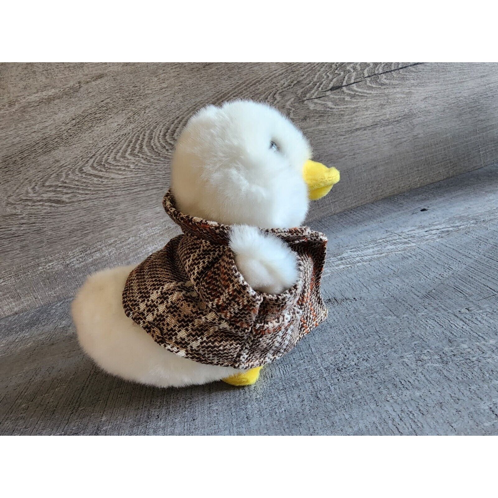 Aflac Duck Professor Plush Stuffed Animal Toy Monocle Bowtie Tweed ...