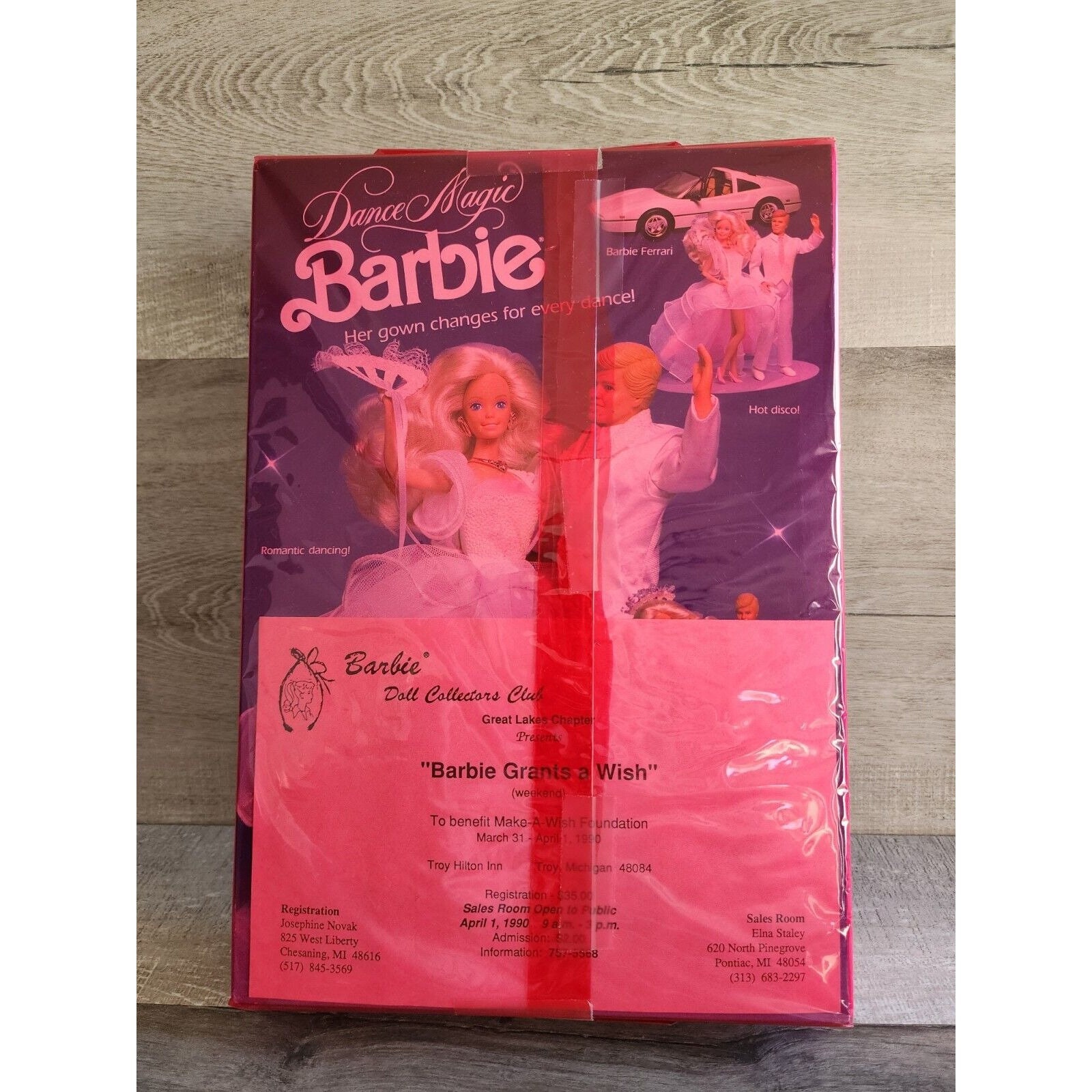 Mattel Dance Magic Barbie Doll 1990 Barbie Make A Wish Michigan 4836 ...