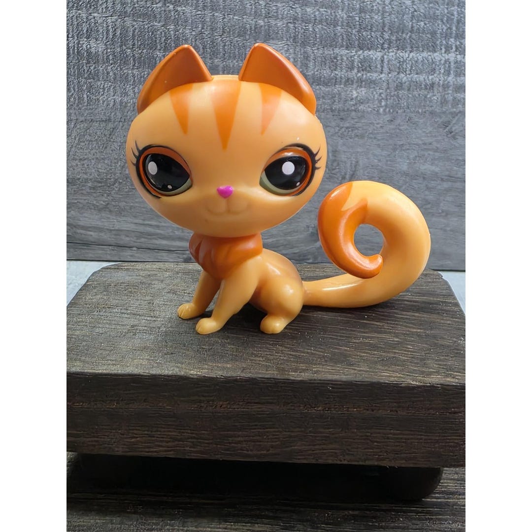 Authentic Littlest Pet Shop LPS #3504 Moveable Magic Motion Kitty Cat ...