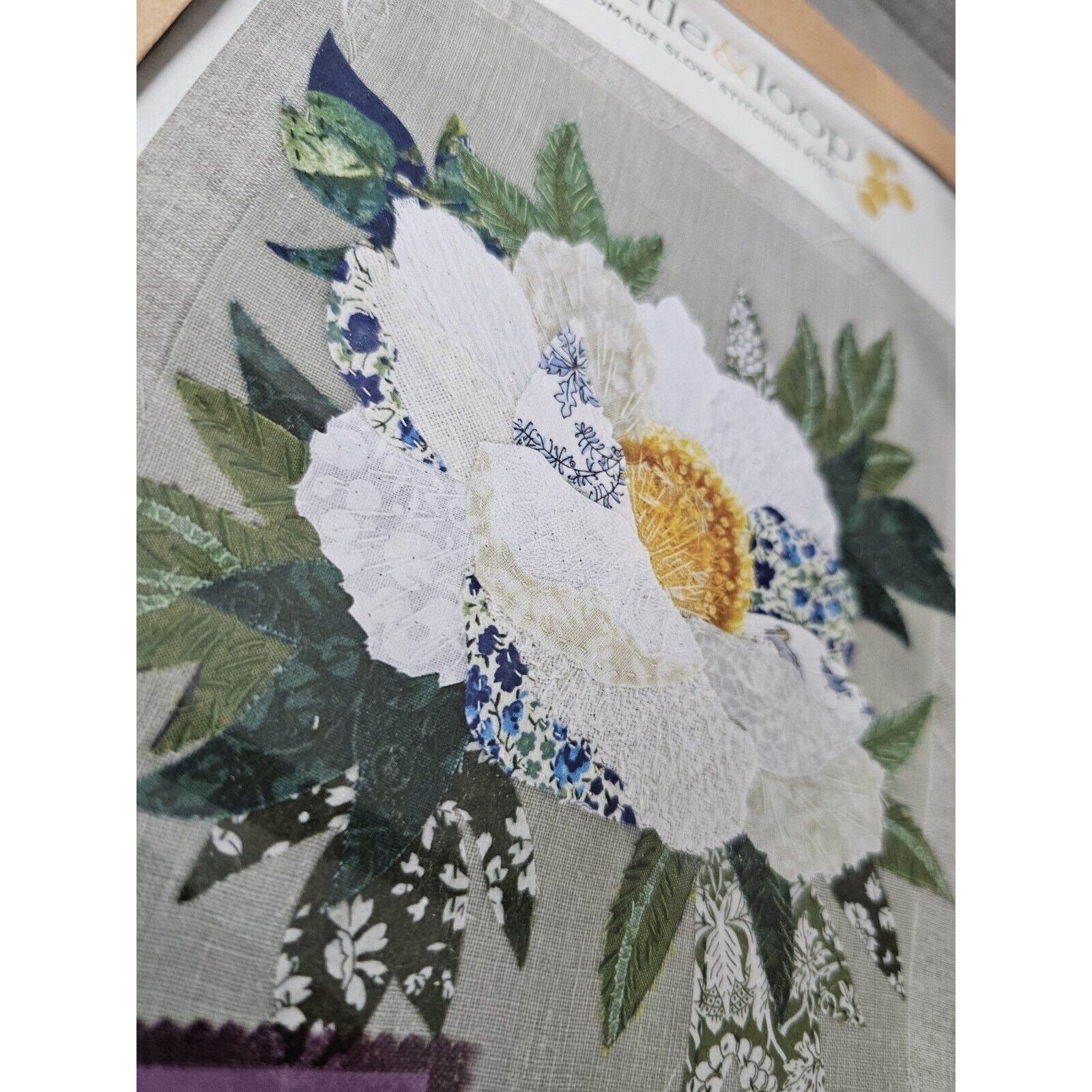 Wattle Loop Handmade Hand Stitching Unique Material Tree Peony Flower
