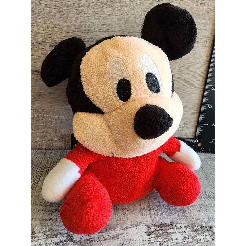 Disney Mickey Mouse Soft Toy 8 Rare Baby Mickey Stuffed Animal Plush ...