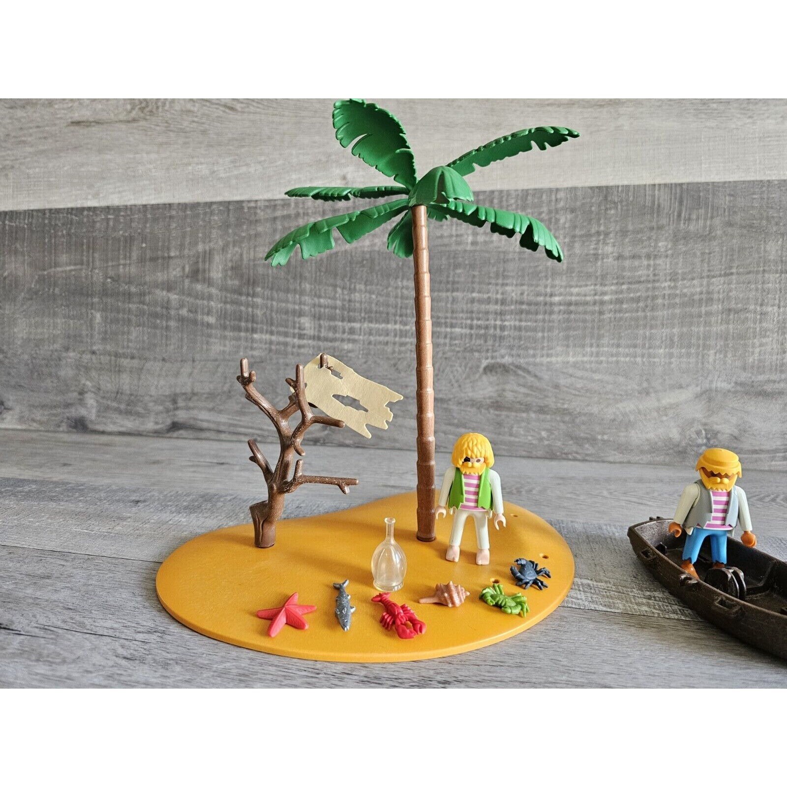 Vintage 1996 Playmobil 3861 Pirate Island Castaway Set Boat - Etsy