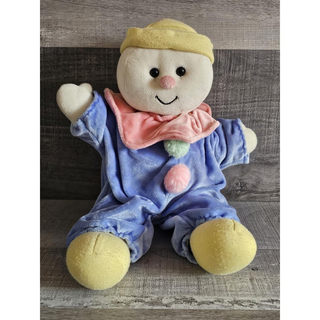 Rare Vintage Circo Target Baby Clown Plush Blue Velour 1991 Stuffed ...