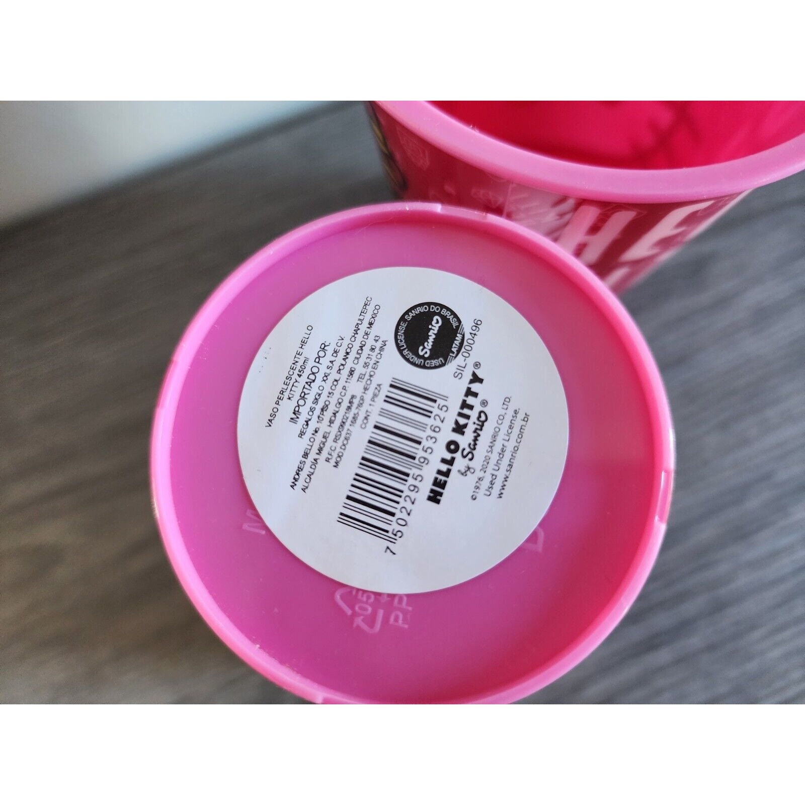 Hello Kitty Pink Plastic 450m Cups Set of 2 Bev NEW Sanrio - Etsy