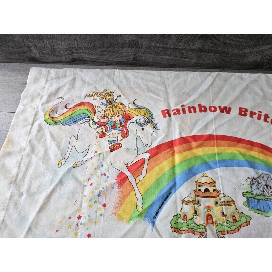 Vintage RAINBOW BRITE & Sprites Pillow Case Pillowcase Hallmark 1983 - Etsy