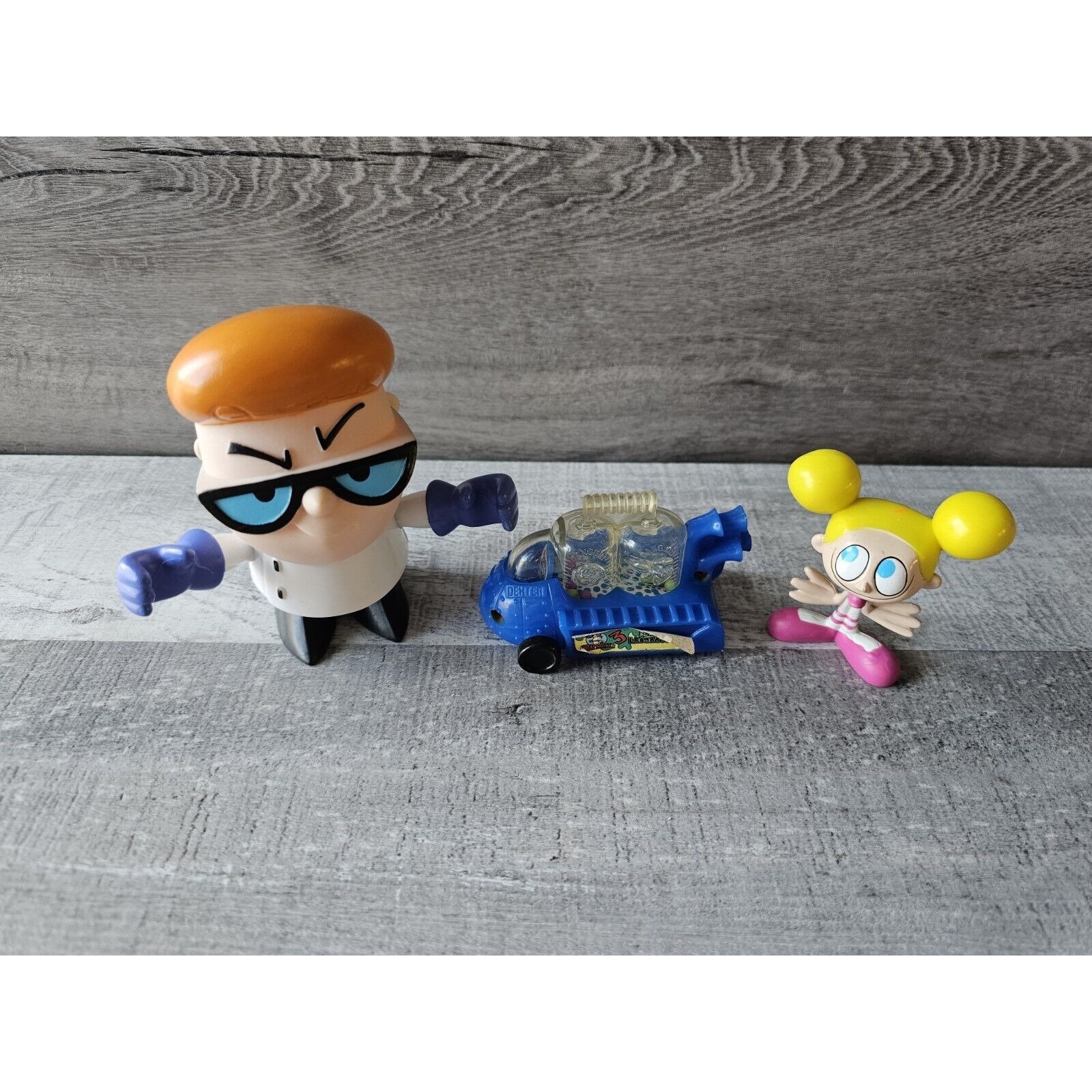 Vtg Dexter's Laboratory Playset Action Figures 2000 Cartoon Network ...