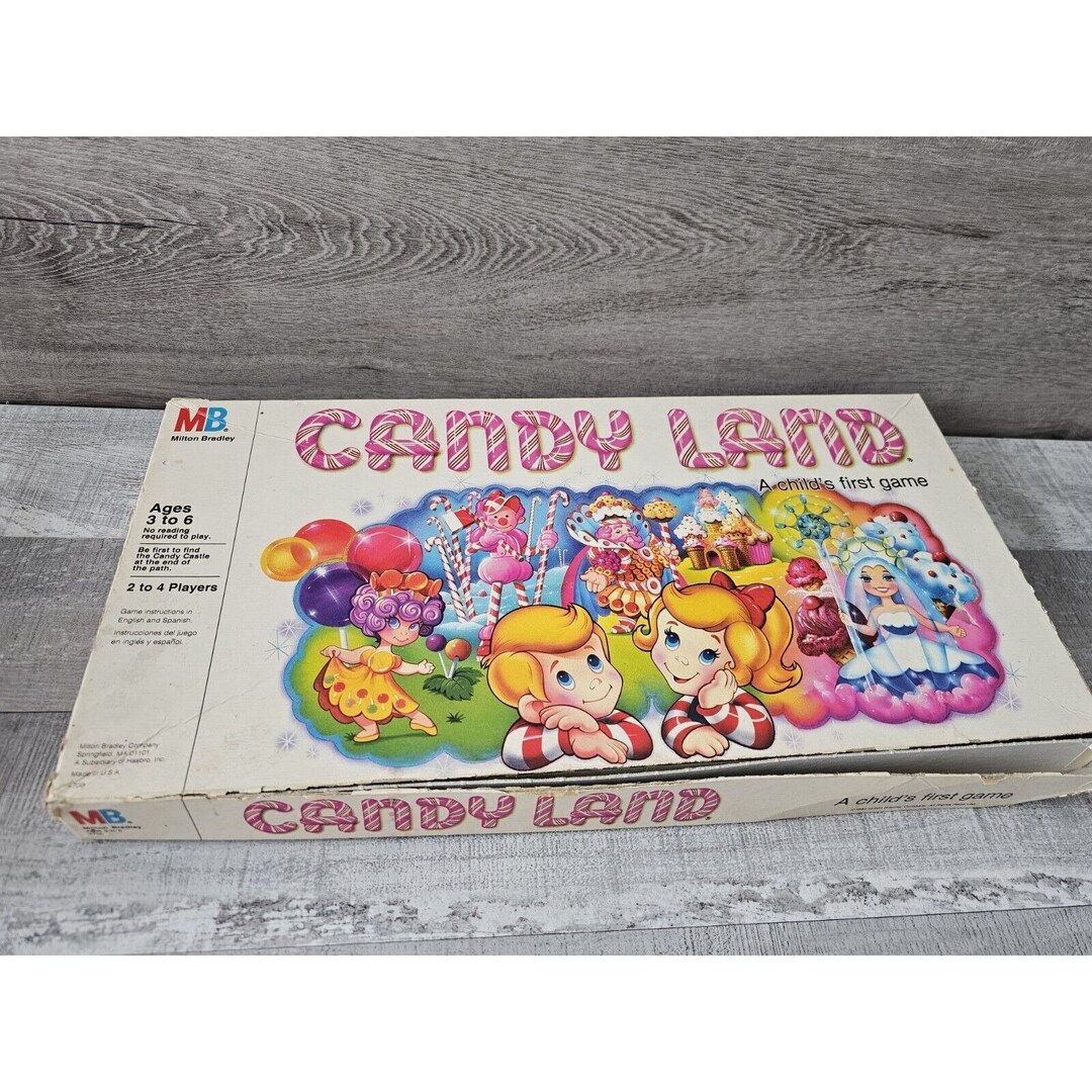 Vintage Candy Land Board Game Complete 1984 Milton Bradley - Etsy