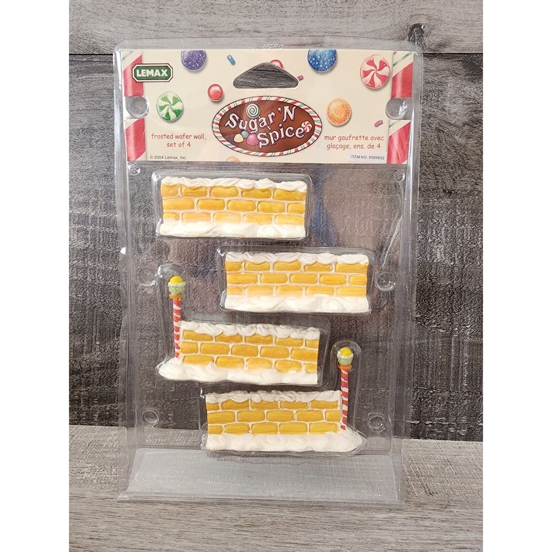 Lemax Sugar 'n Spice "frosted Wafer Wall" 2004 New in Package - Etsy