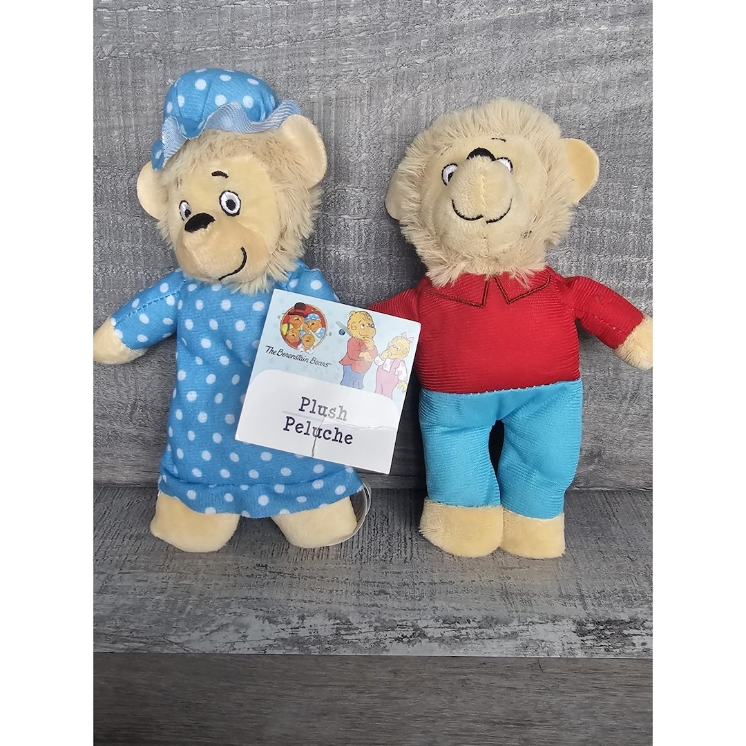 PBS Kids the Berenstain Bears - Stuffed Plush - Mama Bear and Brother ...