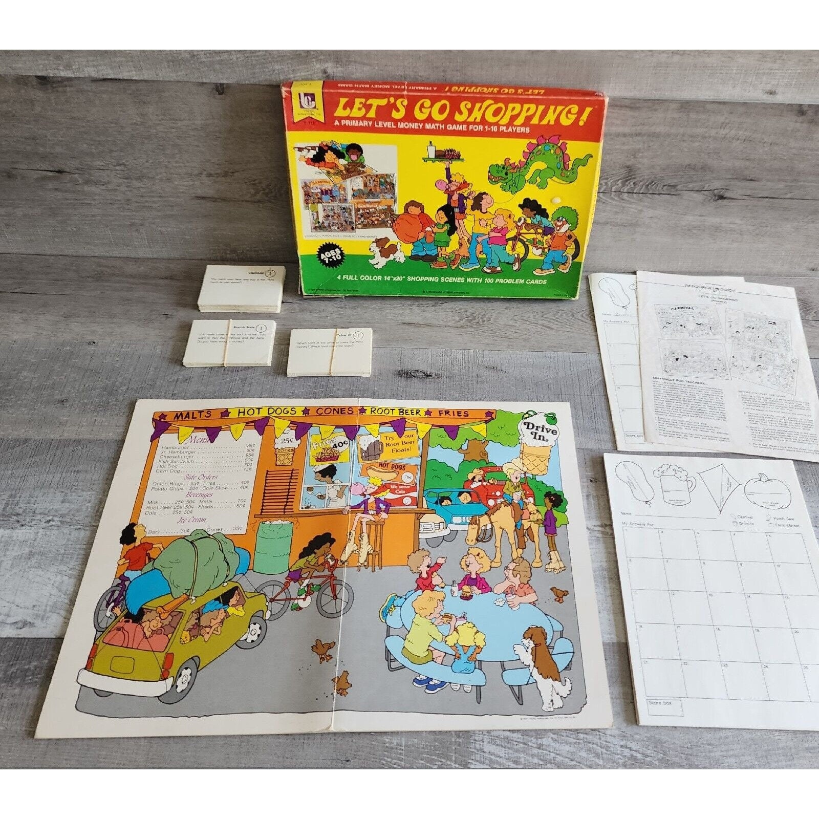 Vintage "let's Go Shopping" Game by Trend Enterprises - 1979 Edition ...