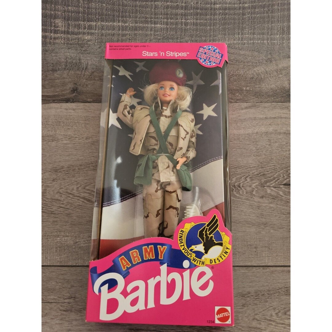 Vintage Army Barbie Stars 'n Stripes Doll Special Edition - Etsy