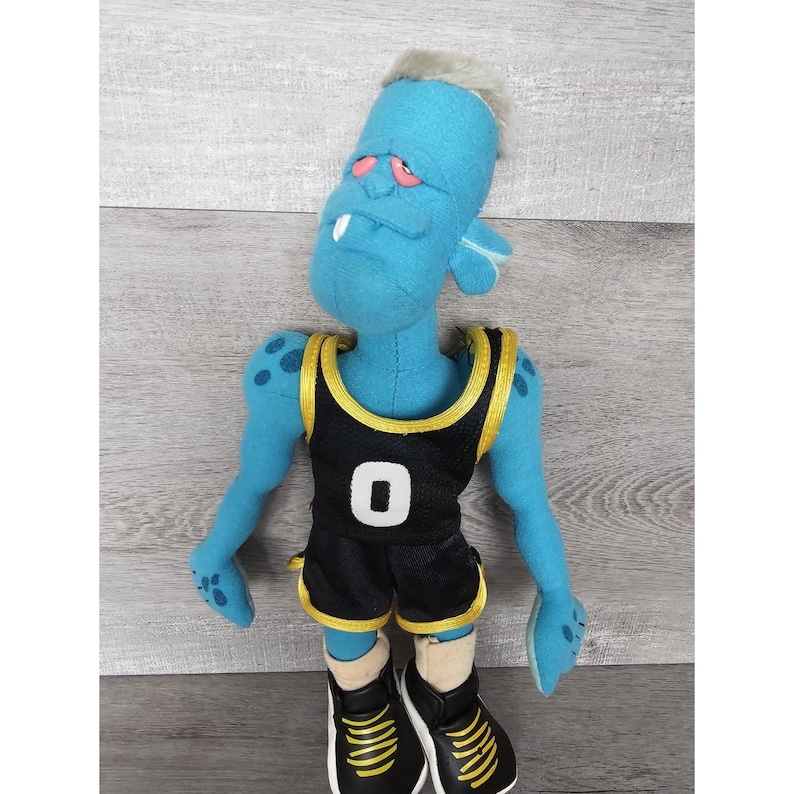 WB Space Jam Basketball Monstars BLANKO 11" Plush Stuffed Animal 1996 ...