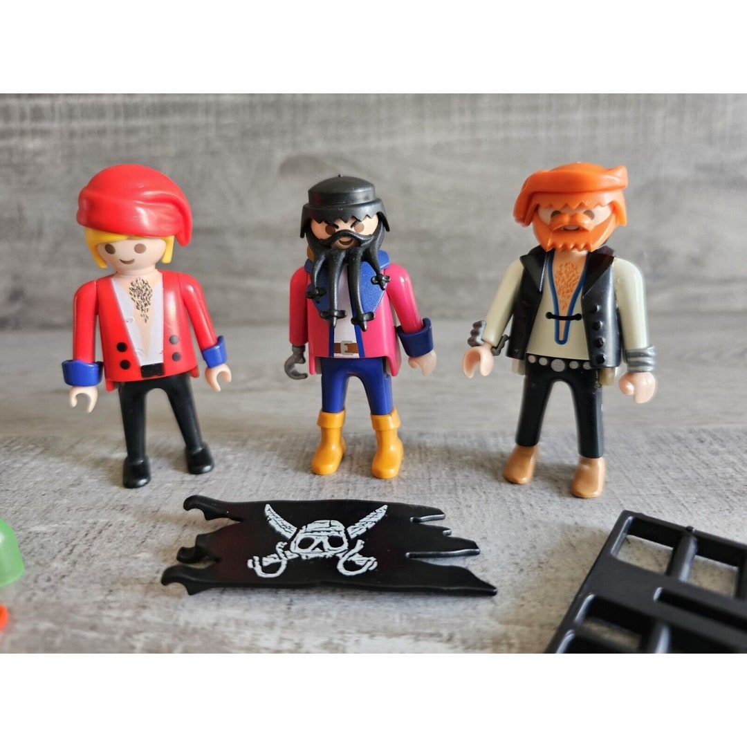 Playmobil Figure LOT History Pirates Figures + Accessories Captain Hook ...