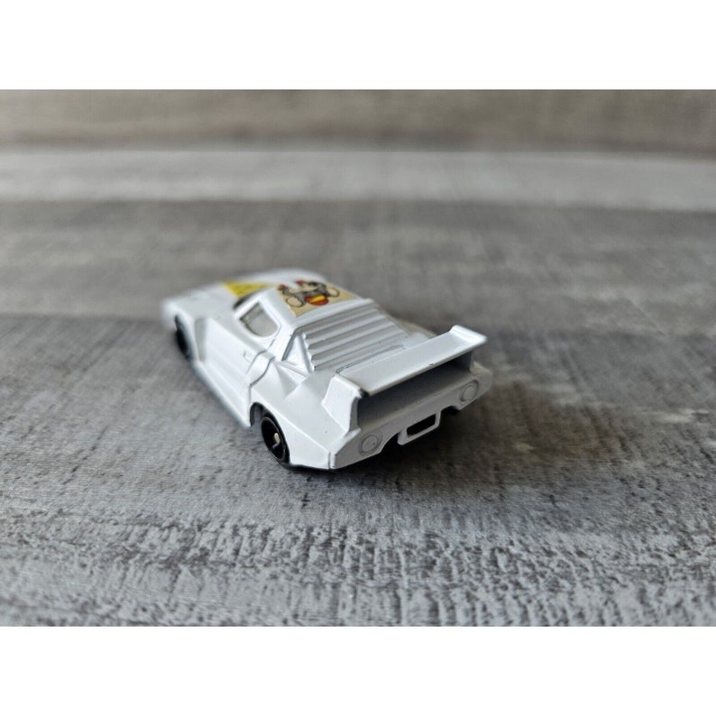 Vintage 1980s White Chuck E Cheese Lamborghini Diecast Car Pizza Time ...