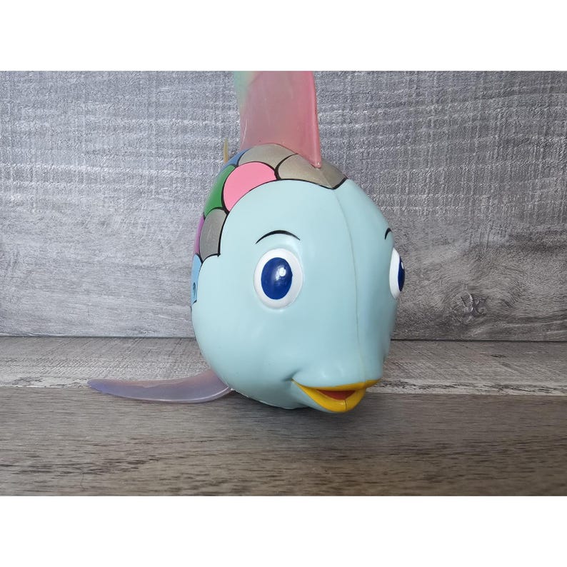 Vintage 2003 Swim Ways Rainbow Fish Swim Ways Rainbow Fish Toy Rare ...