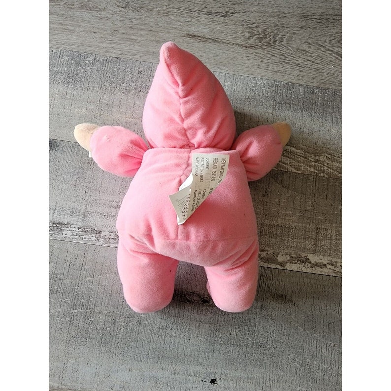 10 Pink Baby Doll Plush Cloth Soft Vinyl Face Pink Binky Pacifier HK ...