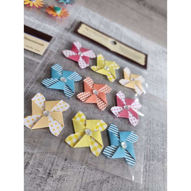 3D Stickers LOT - Recollections - Unicorns Girls Flowers Dragonflies ...