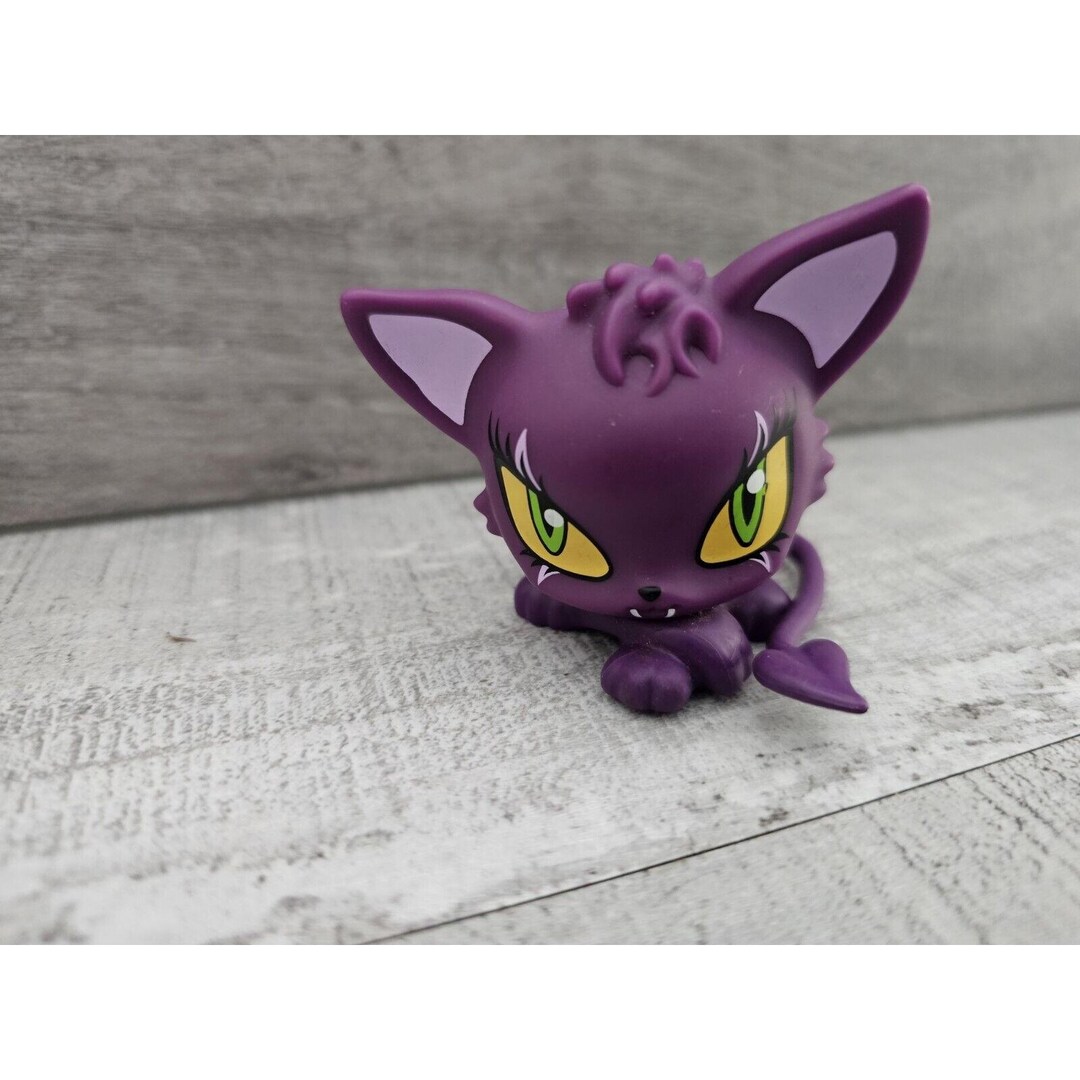 Monster High Doll Vinyl Pet Purple Cat Crescent Clawdeen Wolf's Pet - Etsy