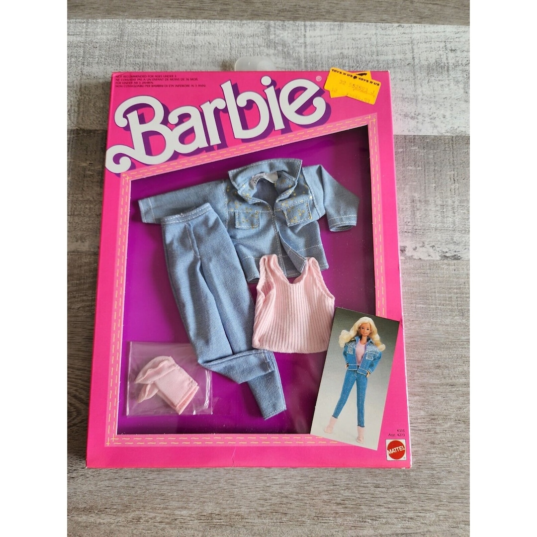 Barbie Ken the Jeans Look Fashions Mattel 1987 #4335 NEW Vintage - Etsy