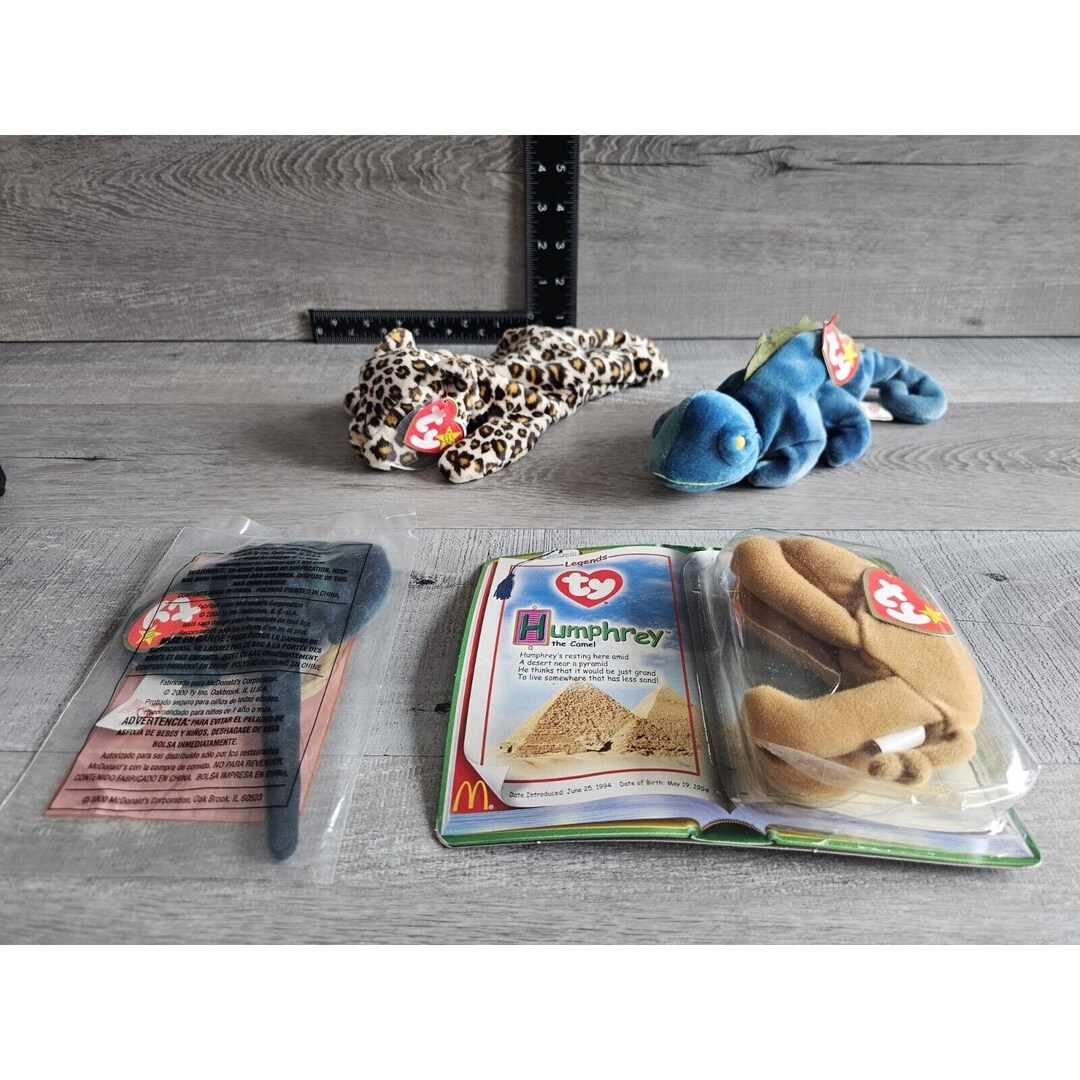 Humphrey the Camel Ty Teenie Beanie Baby Lot Mcdonald's + Stingray ...