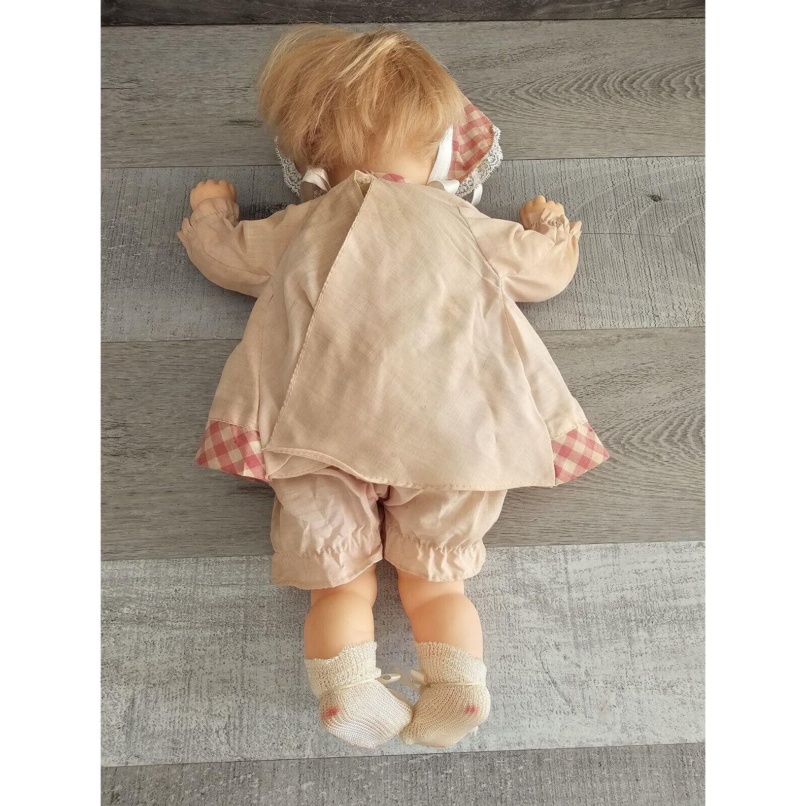 Vintage 1978 16" Eugene Doll EHM-15-162-T Rooted Hair Sleepy Eyes Pink ...