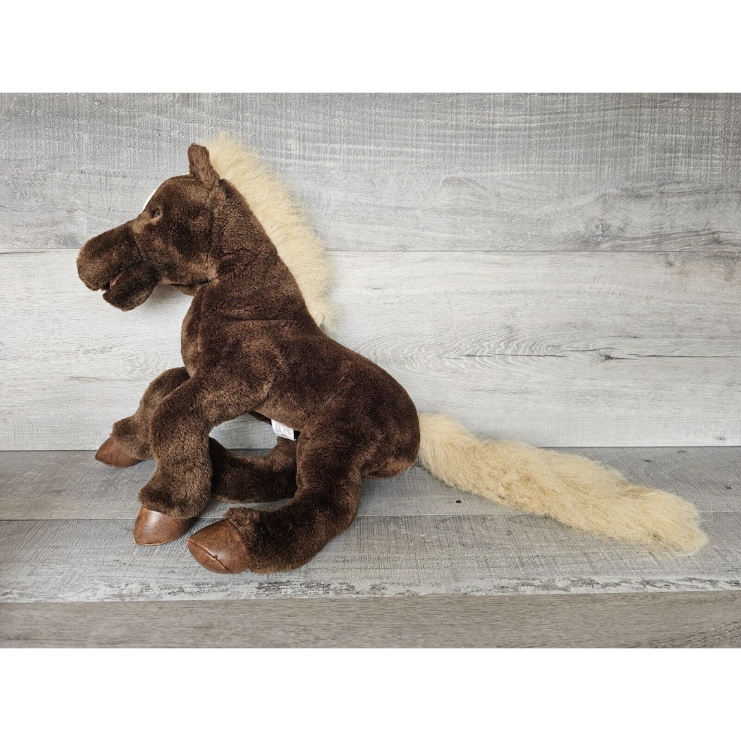 Folkmanis Full Body Full Body Hand Puppet Horse Large Brown Plush Toy ...