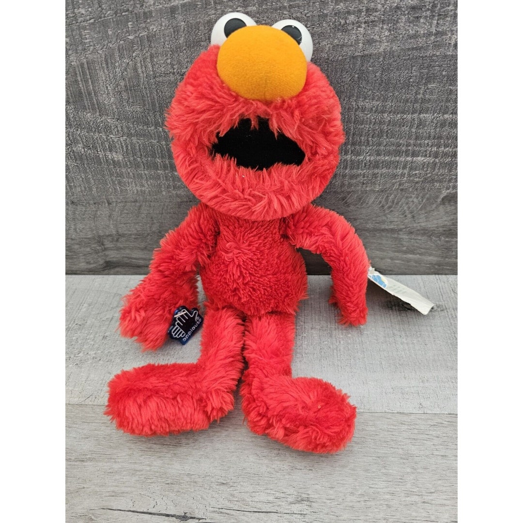 Vtg Applause Sesame Street Elmo Plush Stuffed Animal Toy 12" Vintage ...