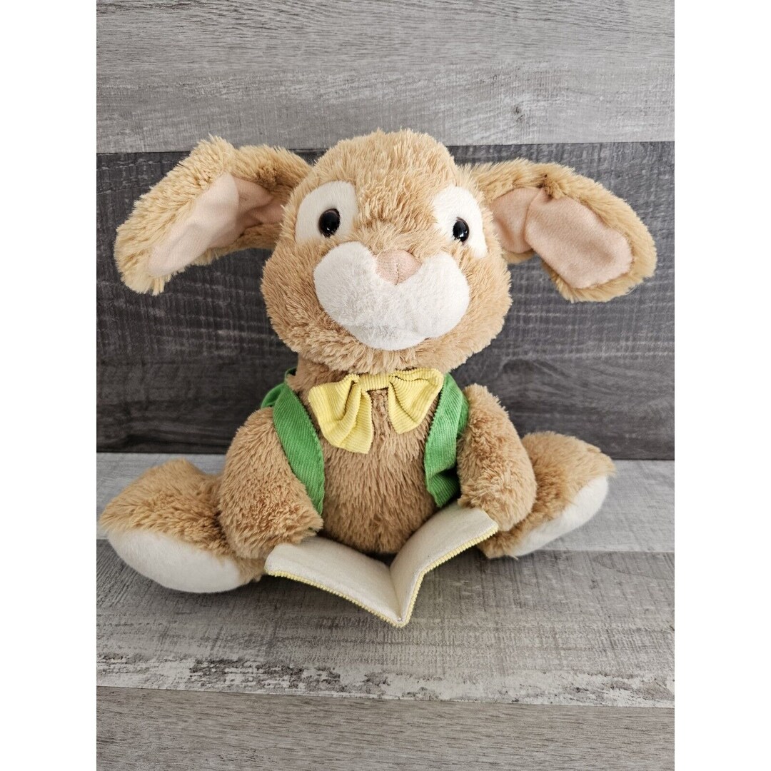 Cuddle Barn Storytime Tan Bunny Animated Talking the Adventures of ...