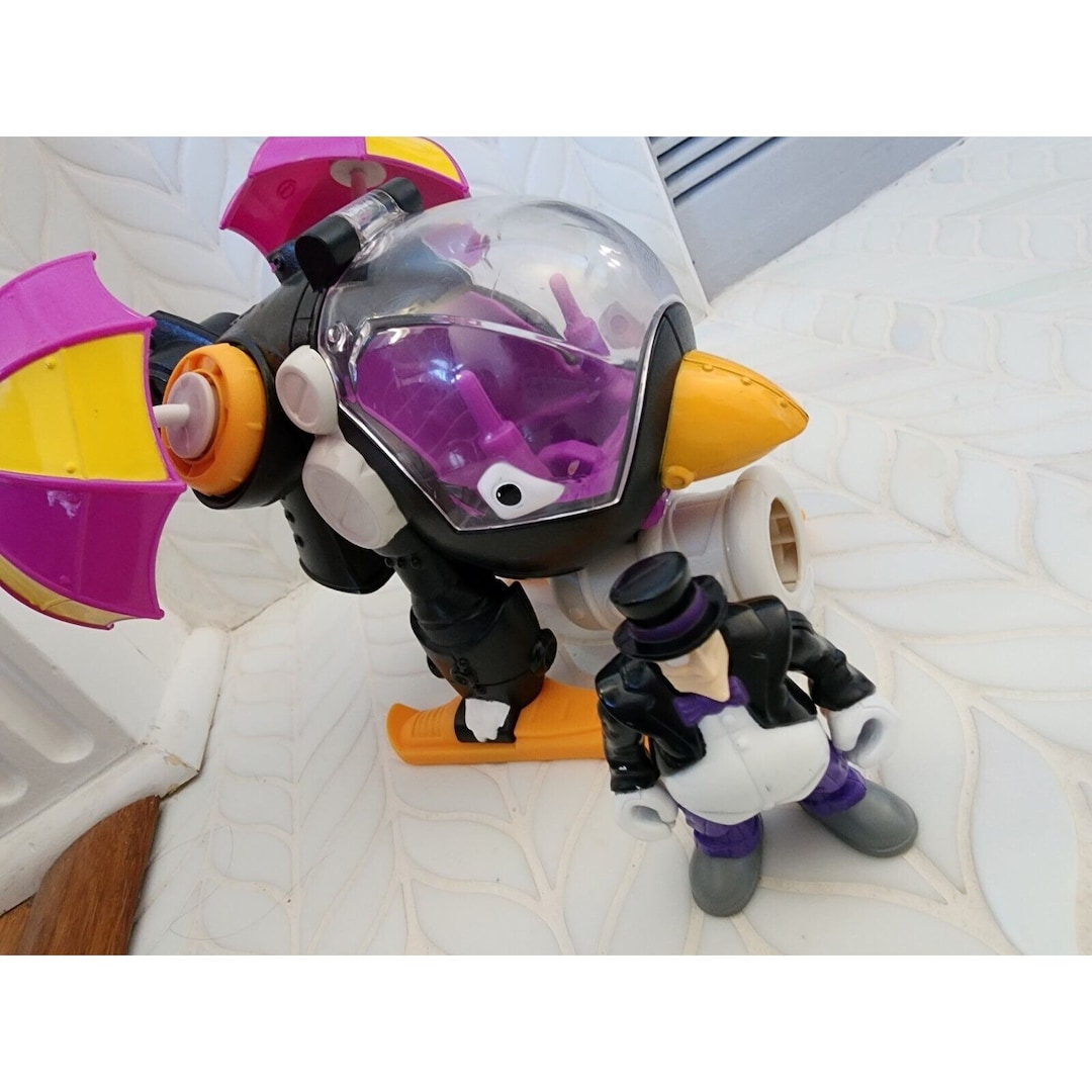 Fisher-price Imaginext DC Super Friends Penguin Copter Helicopter 2014 ...