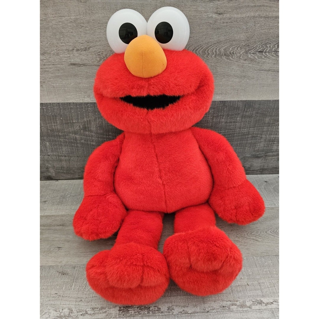 Vintage 2002 Fisher Price Sesame Street BIG Book ELMO 30" Giant Jumbo ...